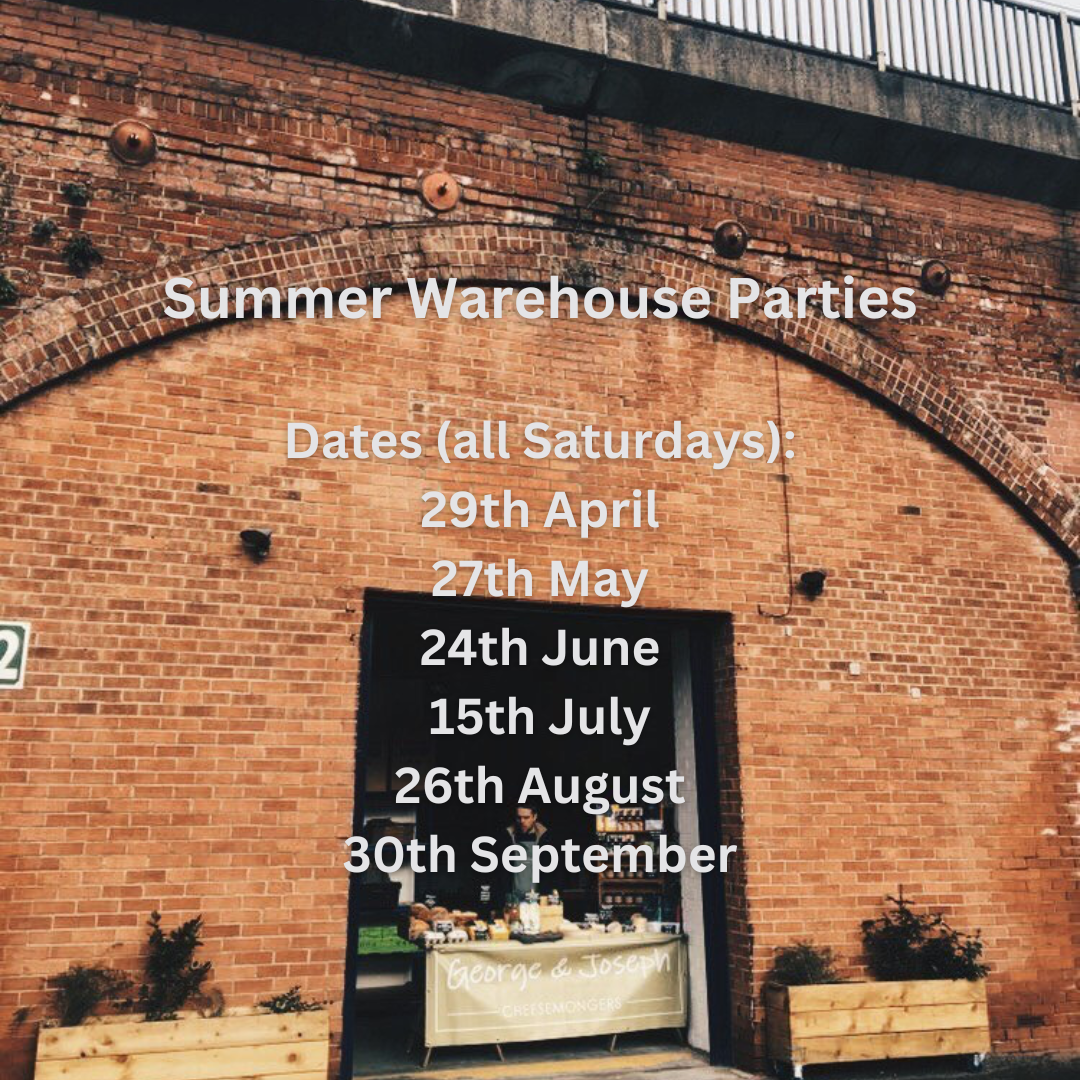 Cheese & wine warehouse parties with Wayward Wines – George & Joseph